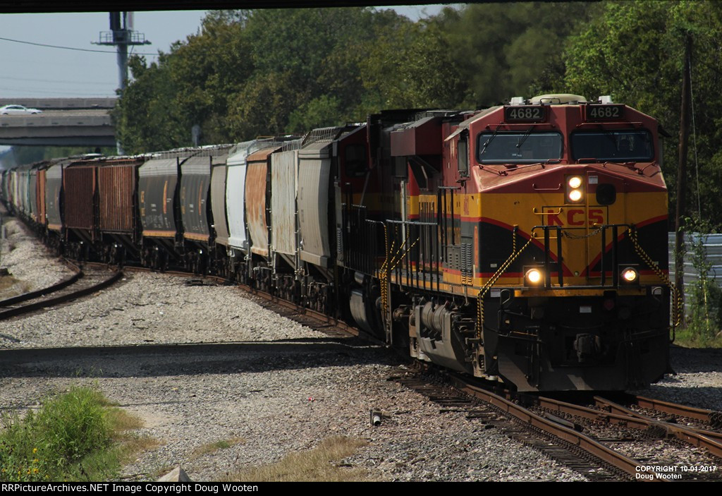 Empty KCS Grain Train